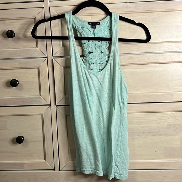GAP | Tops | Crochet Back Tank | Poshmark